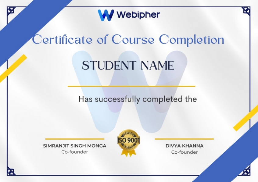 Certificate Program in Python - Webipher Certificate Program in Python - Webipher